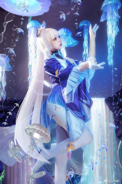 Cosplay 喜欢你，成为你—— 原神 珊瑚宫心海 岑伊 米卡插画mikagogo