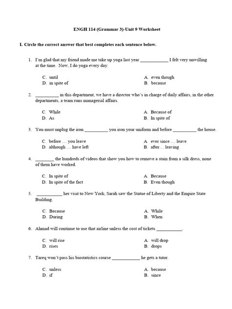 unit 9 worksheet pdf