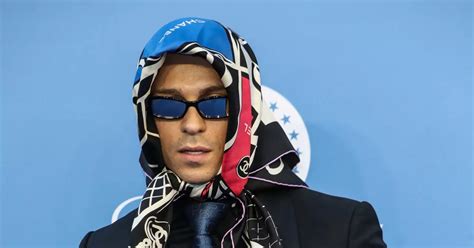 Joey Essex Rocks Bizarre Headscarf And Shades As He Rubs Shoulders With