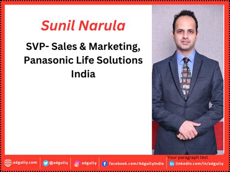 Panasonic Has Hiked Overall Spends By 25x On Social Media Marketing In Fy24 Sunil Narula