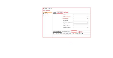 Requirement User Memo Fields Displayed As A Tab At The Top Of The Page Application Quality