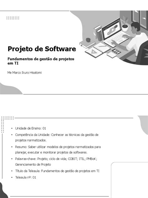 01 Resumo Projeto De Software Pdf Cobit Itil
