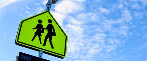 How School Zone Signs Became Fluorescent Yellow Green Article Carmanah