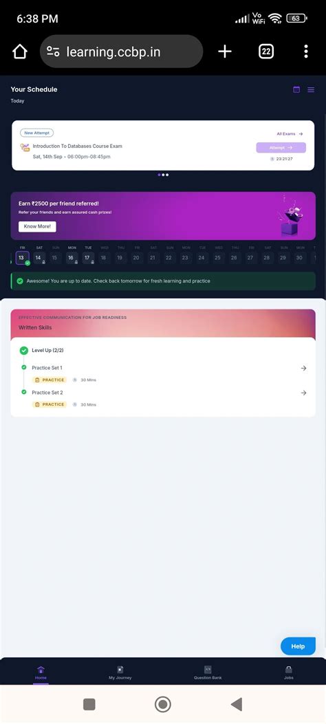 Completed My Schedule Effective Communication With Nxtwave Vamsika