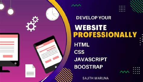 Be Your Front End Web Developerhtml5cssjavascript By Warunsri Fiverr