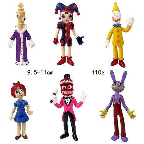 The Amazing Digital Circus Figure Set Toy Jax Pomni Caine Ragatha