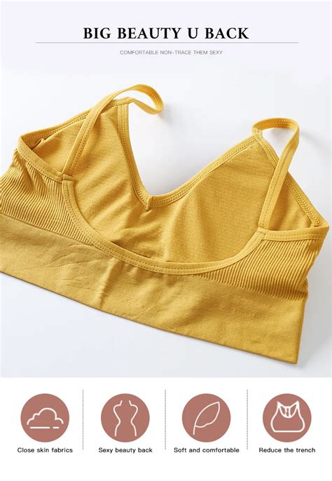 Women Bra Panties Set Sexy G String Push Up Sports Bra Set Seamless