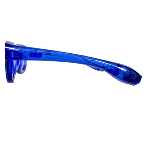 Blue Led Classic Retro Sunglasses With Sound Option Blue Shop By Color