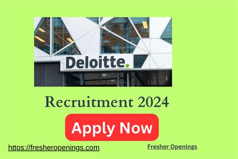 Deloitte Off Campus Job Drive 2024 Hiring For Freshers Apply Now