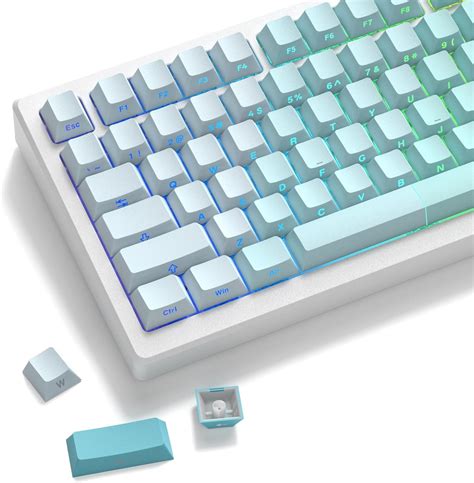 Amazon キーキャップ Womier 121キー Cherryプロファイル Pbt ダブルショットキーキャップ フルセット 60