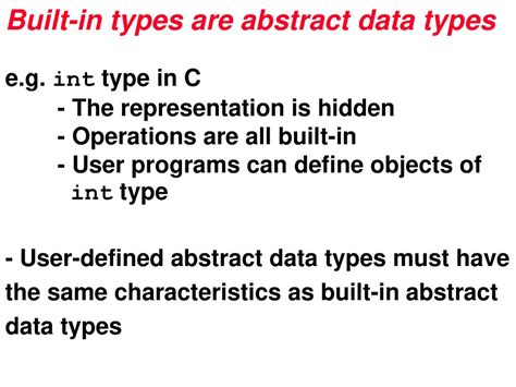 Chapter 11 Abstraction The Concept Of Abstraction Is Fundamental In