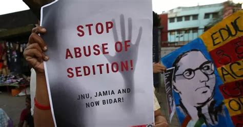Sc Puts Sedition Law On Hold No New Cases Existing Ones Stayed Here