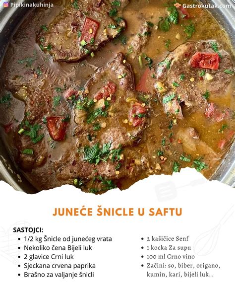 Zdrava Mekane Juneće šnicle U Savršenom Saftu 🥩🔥recept Je U Komentaru 👇🏼📝 📸 Pipikinakuhinja