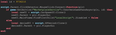 Broken Game Pass Script Scripting Support Developer Forum Roblox