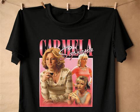Vintage Carmela Soprano Homage T Shirt Edie Falco T For Etsy