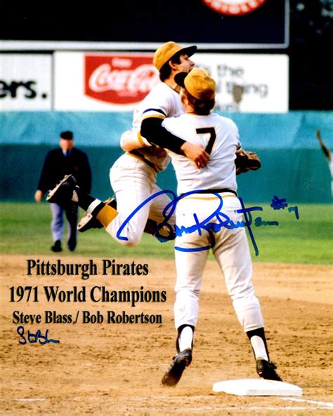 Autographed Steve Blass And Bob Robertson 8x10 Photo Pittsburgh Pirates