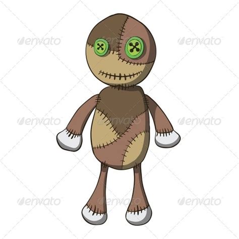 Cartoon Old Rag Doll With Buttons Rag Cartoon How To Draw Hands