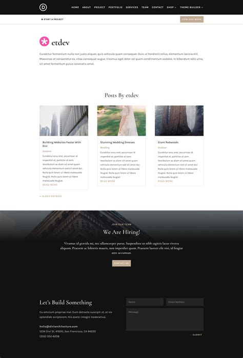 Download A Free Architecture Firm Theme Builder Pack For Divi