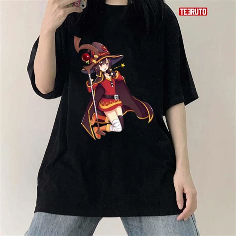 Adorable Konosuba Megumin Anime Character Unisex T Shirt Teeruto
