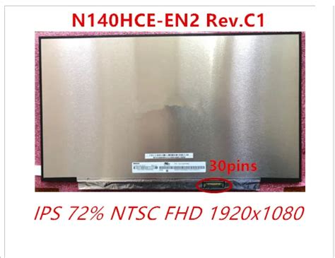 14 Inch Original Matte Screen Display Panel Exact Model Matrix N140HCE