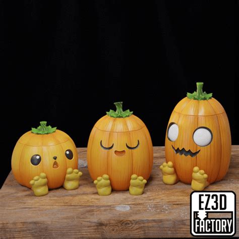 🎃 Halloween Cute Pumpkin・ 3d File For ・cults