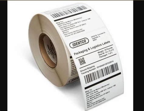 Self Adhesive Printed Polyester Lable At ₹ 220roll Vasai East