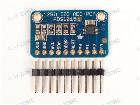 Play Zone Ch Adafruit Ads1015 12 Bit Adc 4 Ch W Gain Amplifier