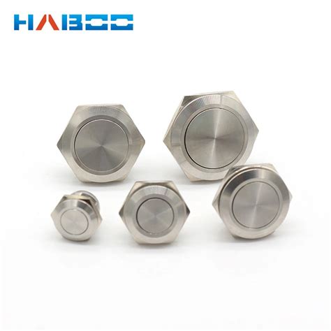 Ultra Short Micro Metal Push Button Switch Stainless Steel Waterproof Push Button Switch Metal