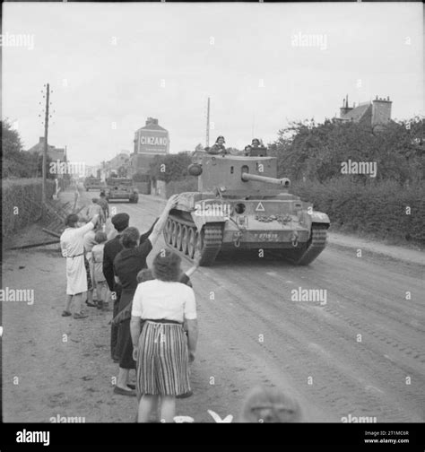 The British Army In The Normandy Campaign 1944 A Challenger Tank And