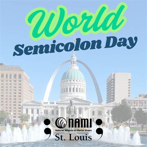today we observe world semicolon day a meaningful reminder of mental
