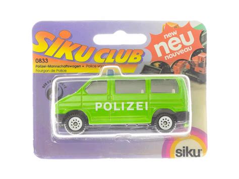 Siku Polizei Mannschaftswagen Vw Bus T Ovp Toycar Shop De