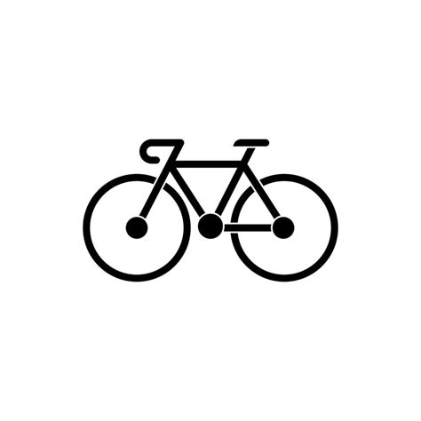 Fiets Teken Icoon Vector Fiets Illustratie Symbool Aan Wit Geïsoleerd