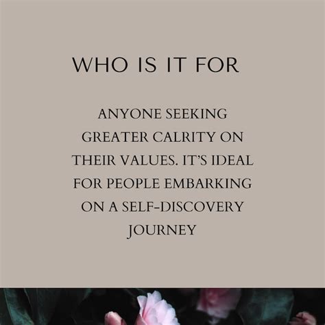 Discover Your Core Values Printable Worksheet For Self Discovery