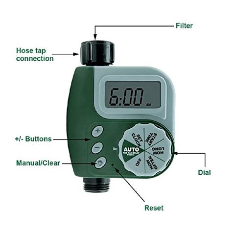 Automatic Programmable Digital Water Timer 3 Inch Vicedeal