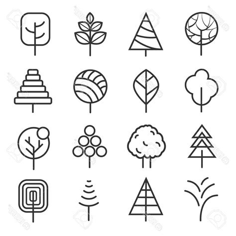 Treeline Vector At Vectorified Collection Of Treeline Vector Free