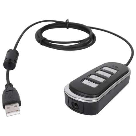Voicejoy 35mm Smartphone Headset With Microphone To Usb Plug Adapter