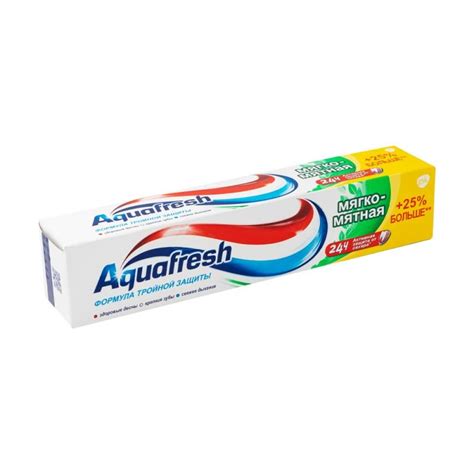 Зубная паста, Aquafresh, 125 мл - купить в интернет-магазине Fix Price ...