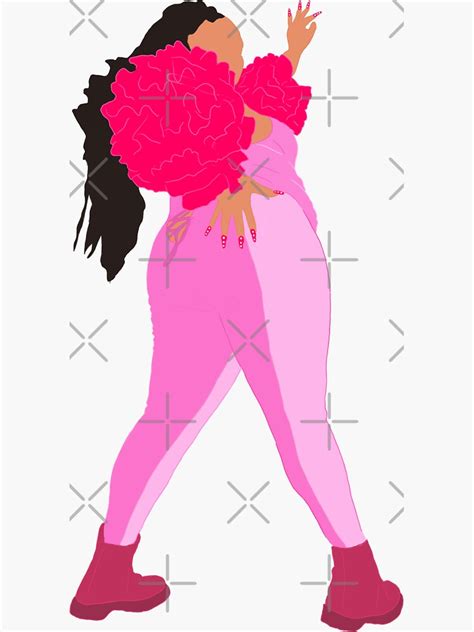 Pink Diva Sticker For Sale By Macadamiasoo Redbubble