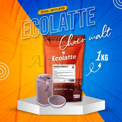 Jual Bubuk Minuman Coklat Choco Malt Premium Powder Drink Aneka Rasa Ecolatte Kg Shopee Indonesia