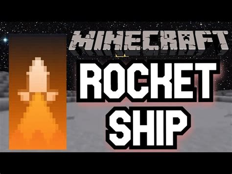 Minecraft Rocket Ship