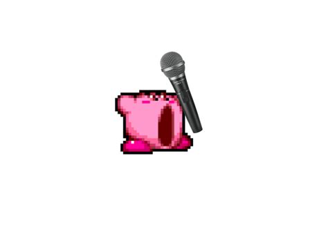 Kirby Screaming In A Microphone By Supremekaioeast On Deviantart