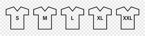 Premium Vector Size Range Of Clothes Labels Or Templates With Sm L Xl