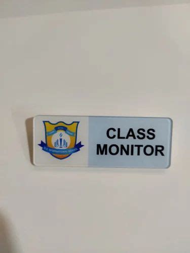 Class Monitor Badge At ₹ 50 Piece Badges And Pvc Id Products In Vasai