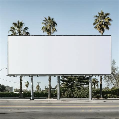 Empty Billboard Mockup Premium Ai Generated Image