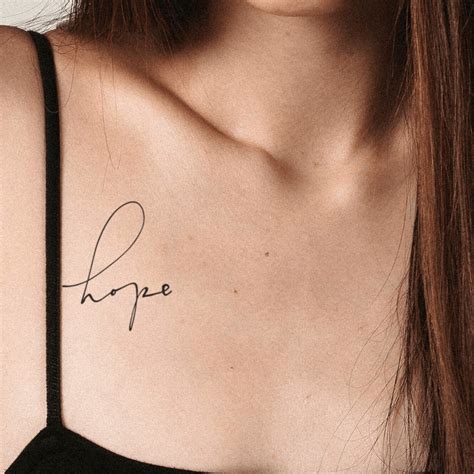 Hope Font Tattoos