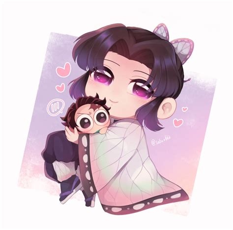 Kamado Tanjirou Kochou Shinobu Kimetsu No Yaiba Highres