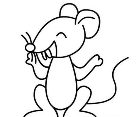 房子老鼠怎么画简笔画 简笔画图片大全 普车都