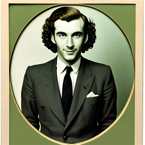 British Guy In His 20s With Brown Mid Length Curly Hair And Gre