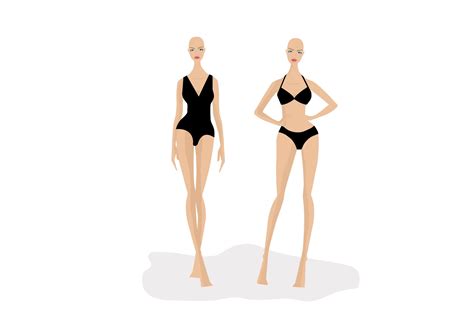 Female Full Body Fashion Pose Eps Graphic By Pcyheartcraft · Creative