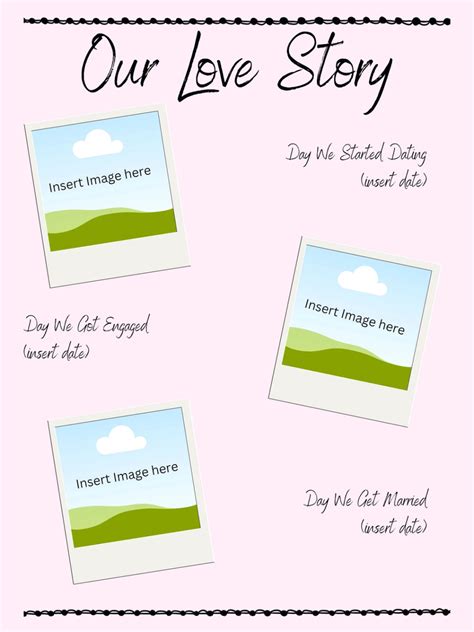 Our Love Story Timeline Template